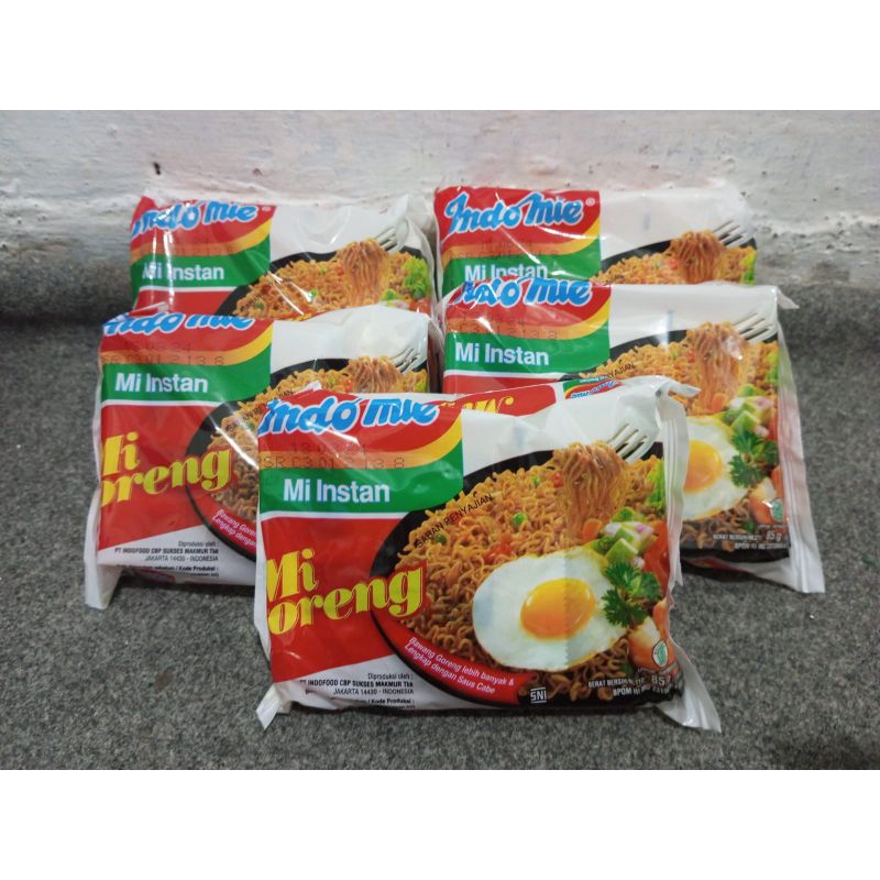 Jual Indomie goreng 80gr (5 pcs) | Shopee Indonesia