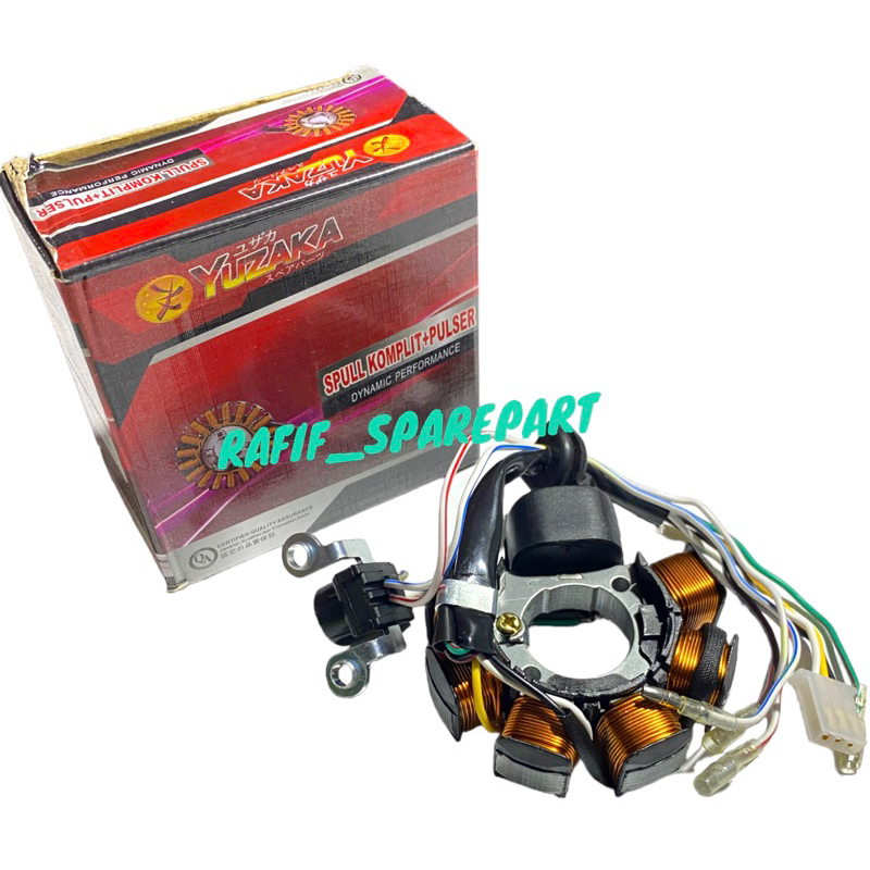 Jual Spull spul spol spool stator assy komplit Yamaha Fizr - F1zr - Fiz - force 1 one merek ...