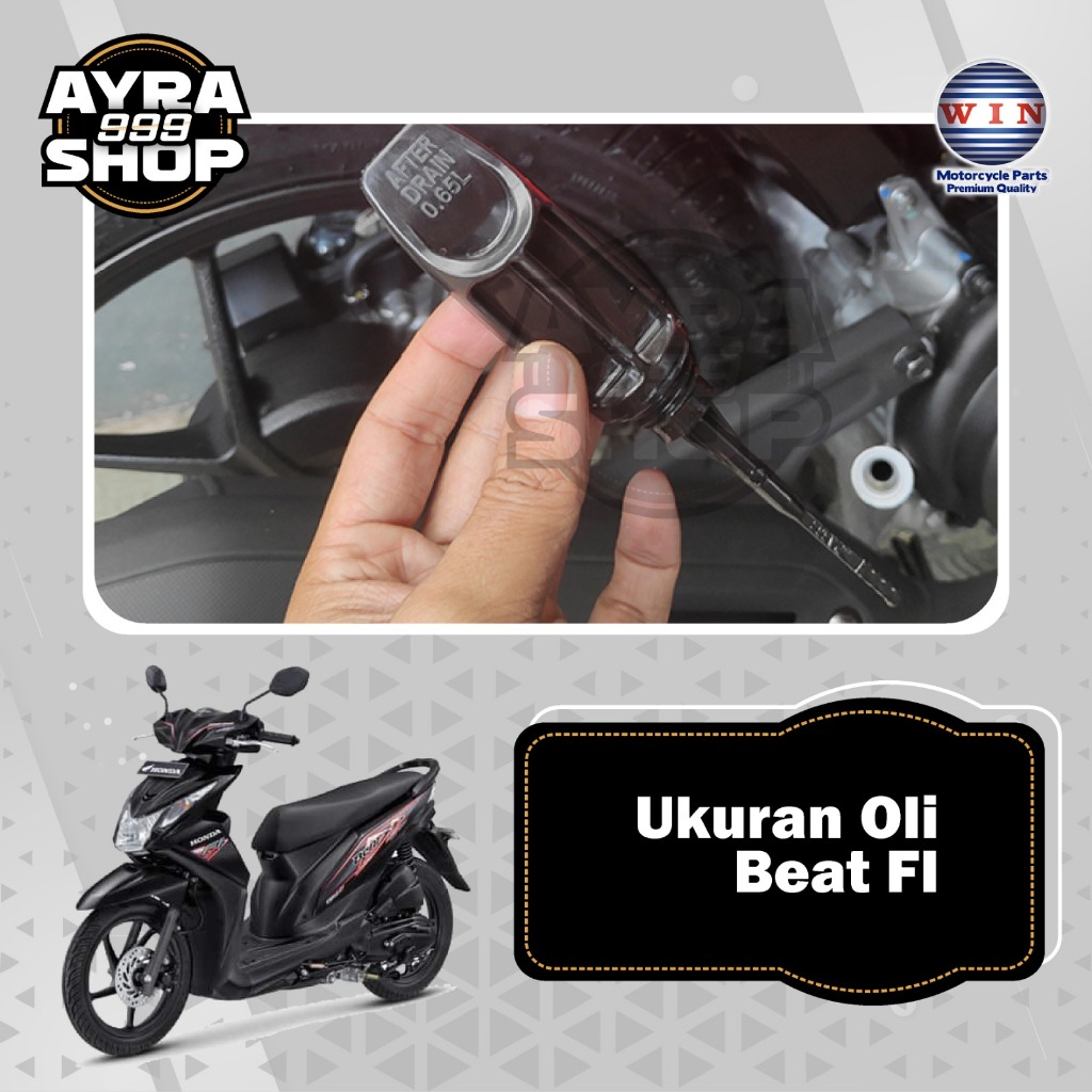 Jual UKURAN OLI BEAT FI MERK WIN | Shopee Indonesia
