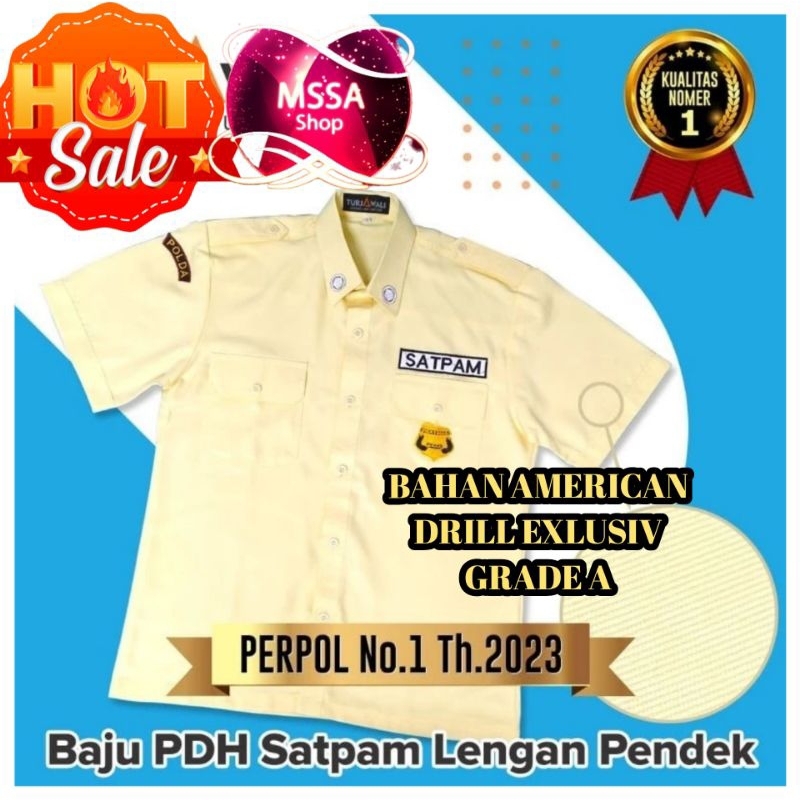 Jual seragam satpam krem pdh security Seragam satpam security PDL PDH ...