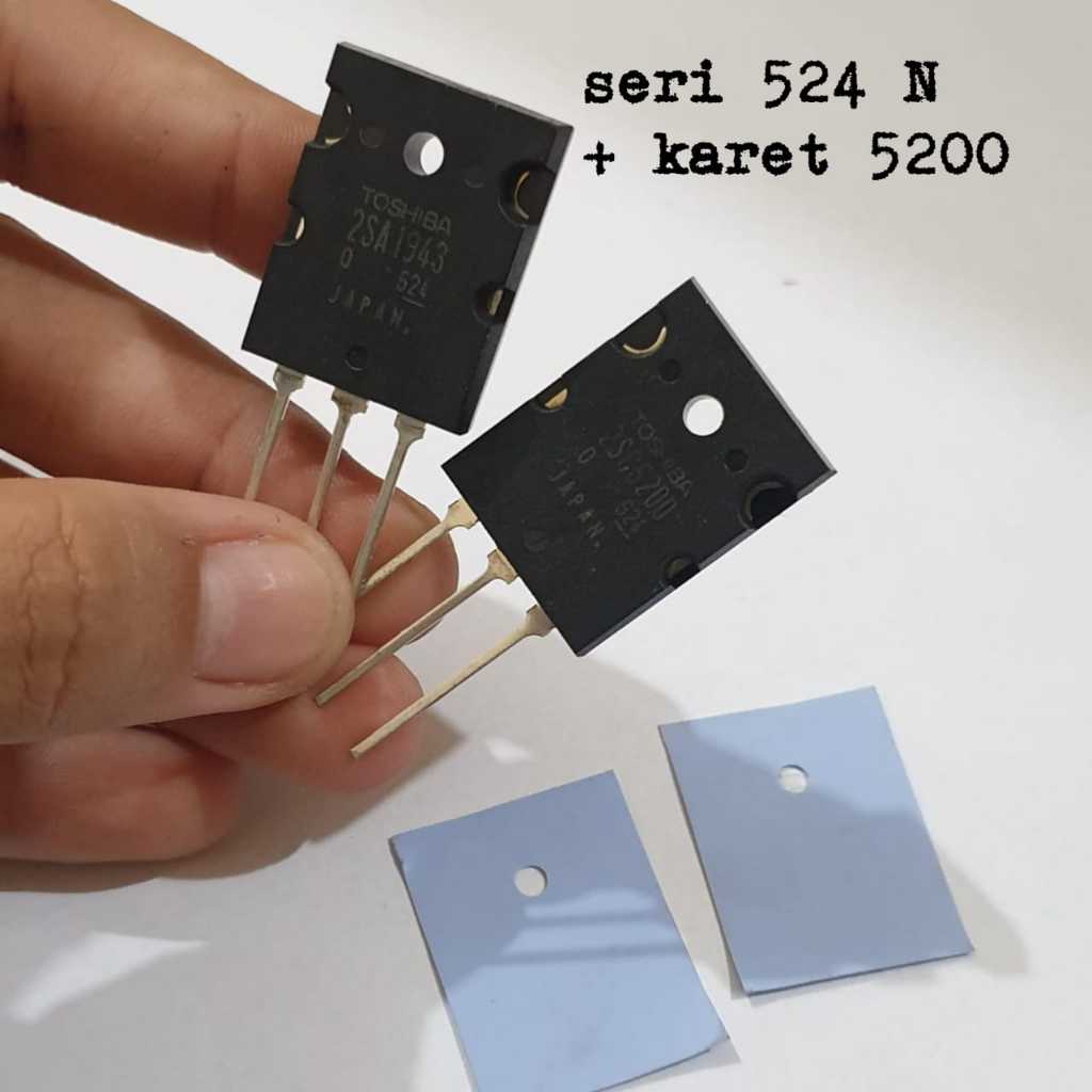 Jual transistor 5200 1943 original Japan LOT 524 asli Toshiba Japan FREE KARET 5200 1set 1943 ...