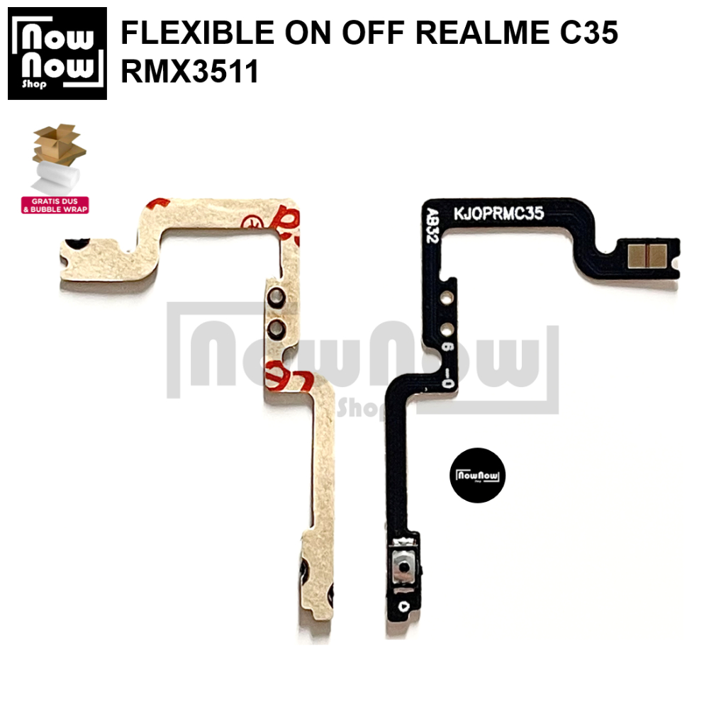 Jual Flexible ON OFF Realme C35 RMX3511 Original Tombol Power Flexibel ...