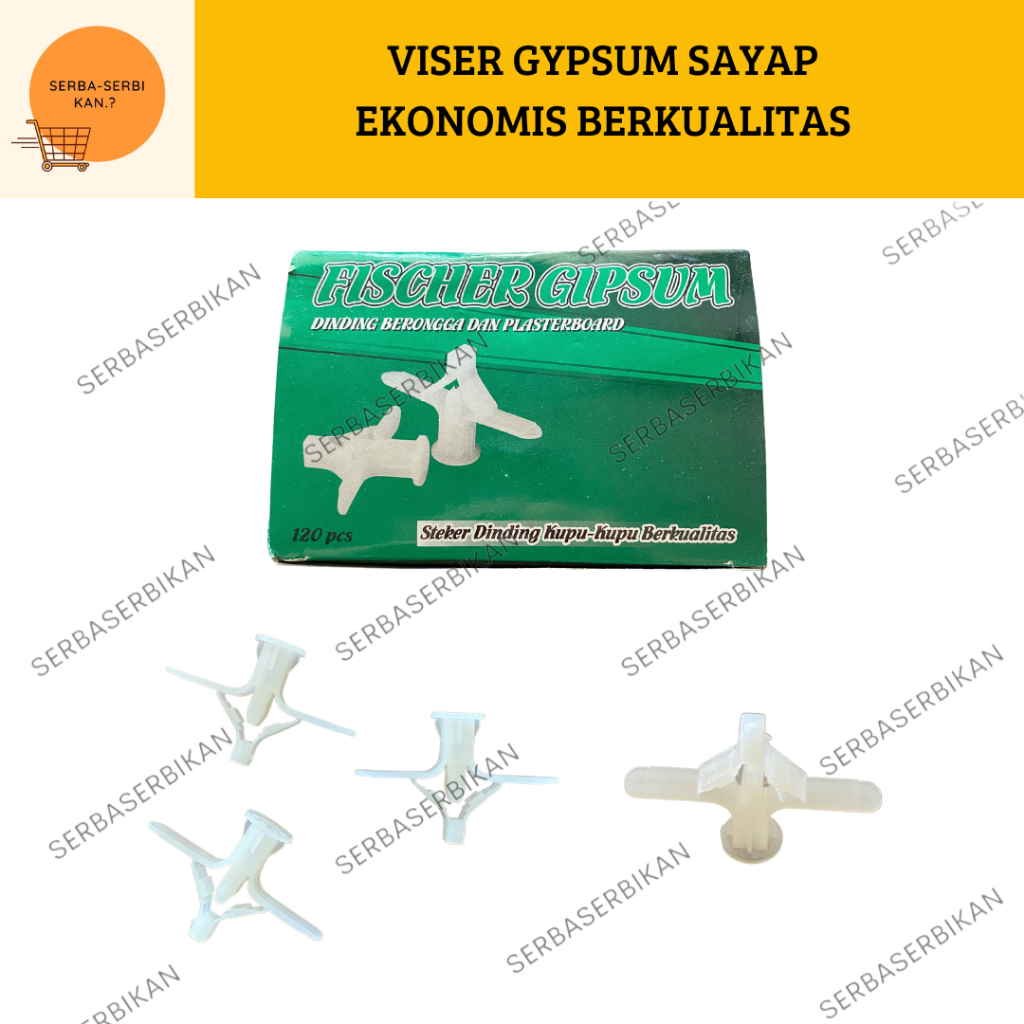 Jual FISHER GYPSUM NYLON FISCHER GIPSUM MODEL SAYAP | Shopee Indonesia