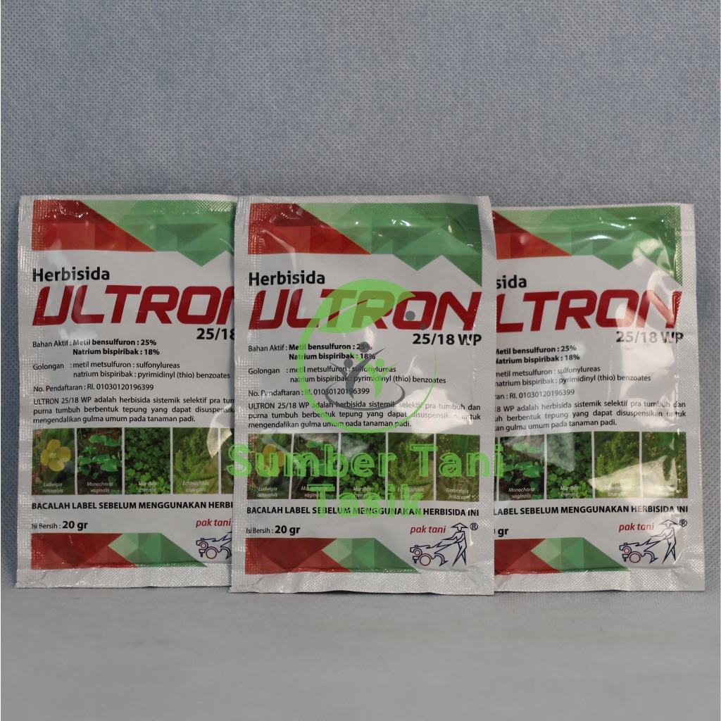 Jual Herbisida Padi Ultron 25/18 WP - 20 Gram Pembasmi Rumput Liar ...
