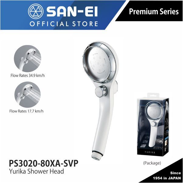 Jual SAN-EI Yurika Head Shower PS3020-80XA-SVP | Kepala Shower Premium | Shopee Indonesia