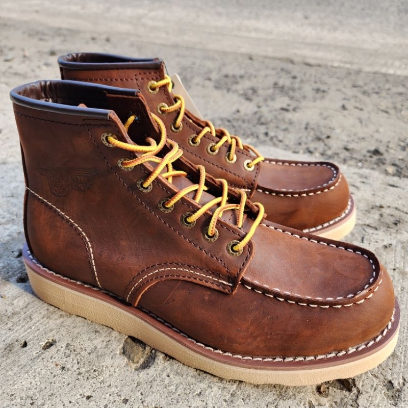 Jual Sepatu Boots Kulit Pria Moctoe 875 Coffee Crazy Horse Roughnut ...