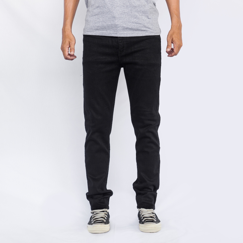 Jual Celana Soft Jeans Hitam Pria Celana Jeans Hitam Pria Bahan Melar