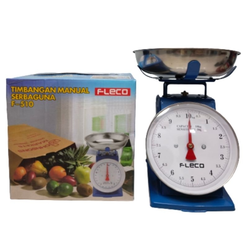 Jual Timbangan Manual Serbaguna Multifungsi 10kg Besi FLECO F-510 ...
