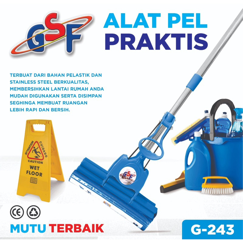 Jual MOP Pel Lantai Alat Pel Busa Pengering Lantai Pel Busa Keras ...