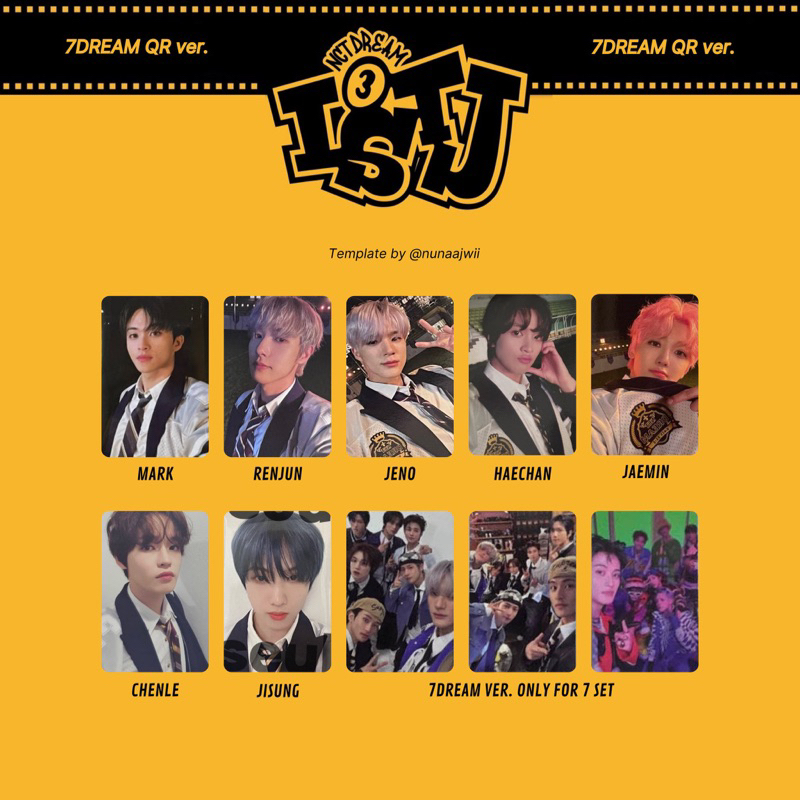 Jual PHOTOCARD OFFICIAL SELCA NCT DREAM ISTJ ALBUM QR MARK RENJUN JENO ...