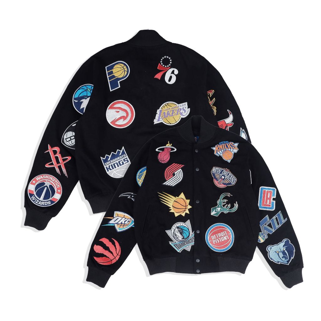 Jual VARSITY ALL STAR BLACK JACKET NBA TEAM ALLSTAR PREMIUM ORIGINAL 1: ...