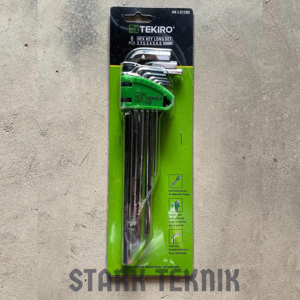 Jual Hex Key Long set inch TEKIRO JIS | Shopee Indonesia