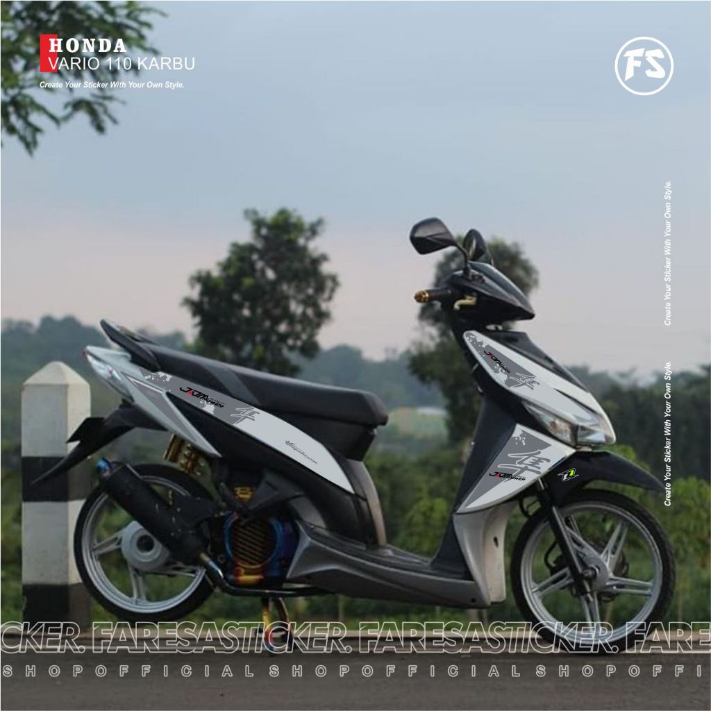 Jual H4 Striping HONDA VARIO LAMA | VARIO KARBU, Sticker Variasi HAYABUSA | Sticker Viral By ...