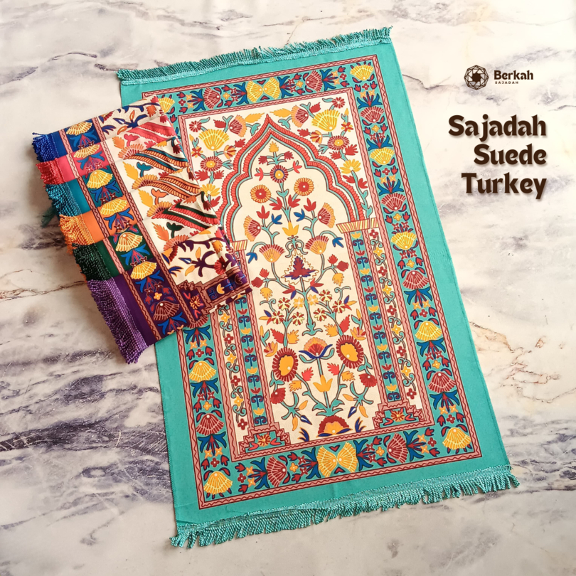 Jual Sajadah Turkey Suede Sejadah Lembut Perlengkap Ibadah Sholat ...