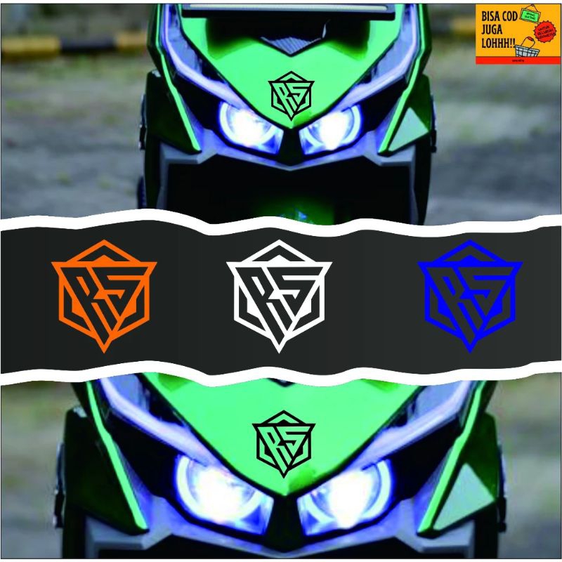 Jual Stiker Motor Logo Keren Kekinian Viral Unik Tahan Lama Anti air ...