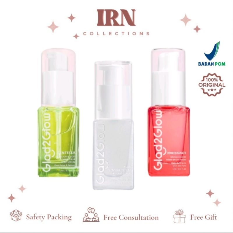 Jual GLAD2GLOW SERUM SERIES | G2G Centella 2% Salicylic Acid Power Acne ...