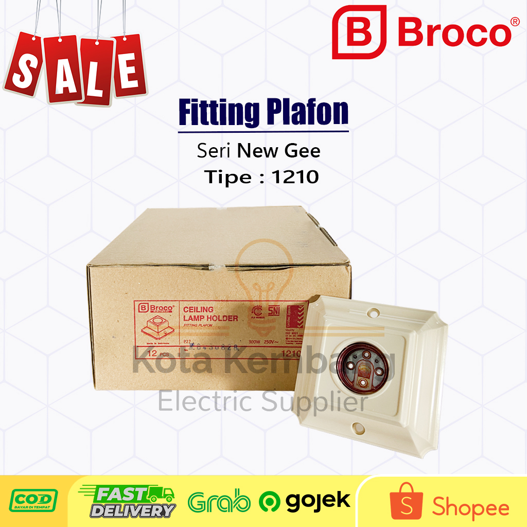 Jual BROCO ORIGINAL Fitting Plafon Broco 1210 / ORIGINAL BROCO ...