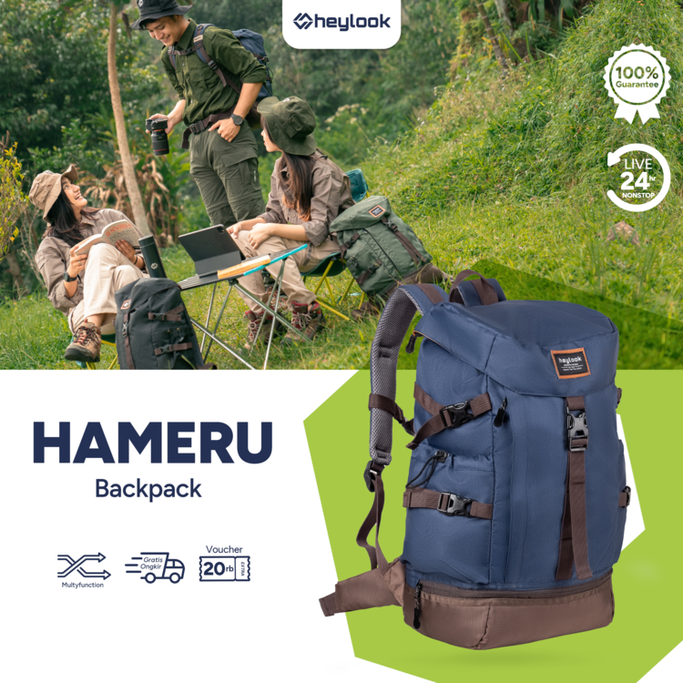 Jual HEYLOOK Official - Tas Ransel Gunung HAMERU Backpack Carrier ...