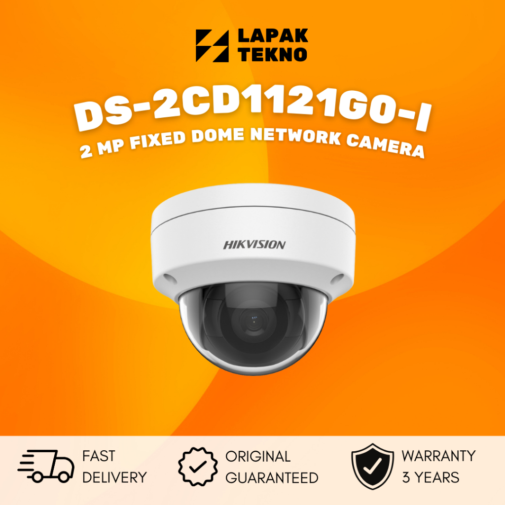 Jual DS-2CD1121G0-I - HIKVISION IP CAMERA 2MP FIXED DOME CAMERA ...