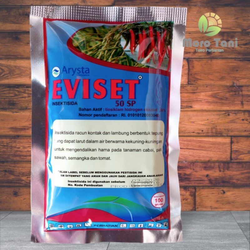 Jual Insektisida EVISET 50 SP - 100 GRAM Obat Kutu Kebul | Shopee Indonesia