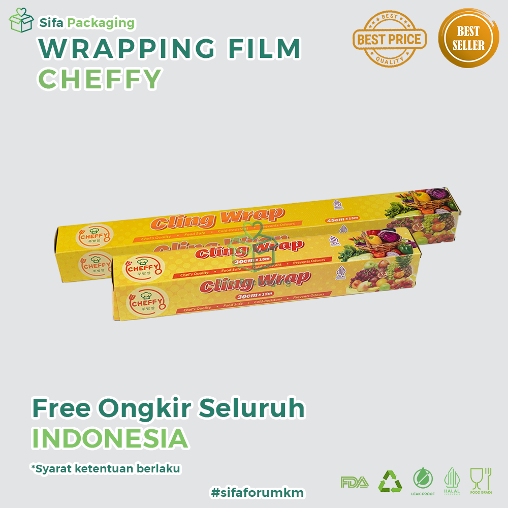 Jual Wrapping FIlm Cheffy BOX Mini Plastik pembungkus makanan Plastik ...