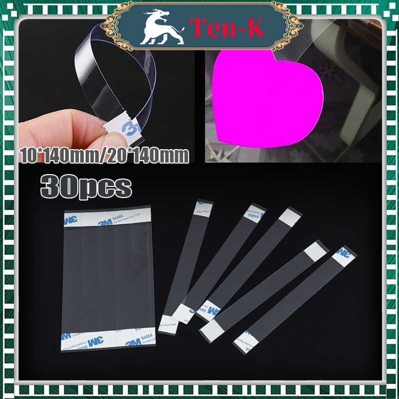 Jual 30pcs Plastik Mika Display Kartu Promo / Mika Label Harga Rak Toko ...