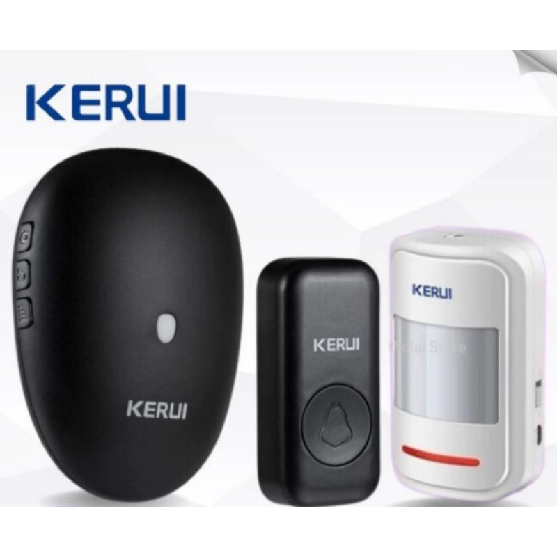 Jual Bel Rumah Sensor Gerak Pir Motion Wireless Kerui M521 | Shopee ...