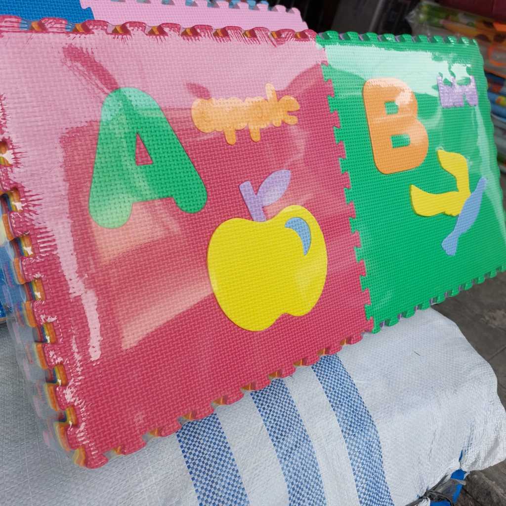 Jual Evamats UNIMATS abjad gambar Matras Puzzle Karpet Alas Lantai ...