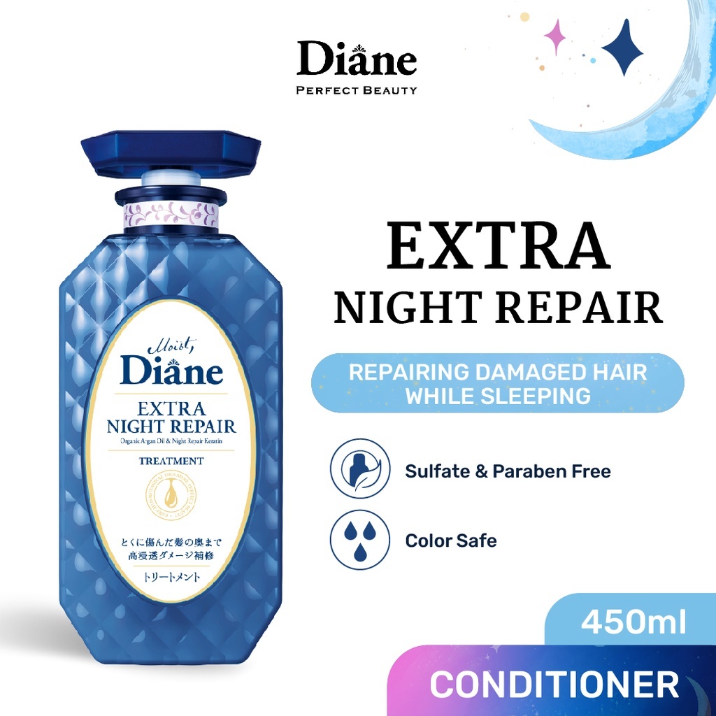 Jual MOIST DIANE Shampoo & Conditioner Treatment Perfect Beauty 450ml ...