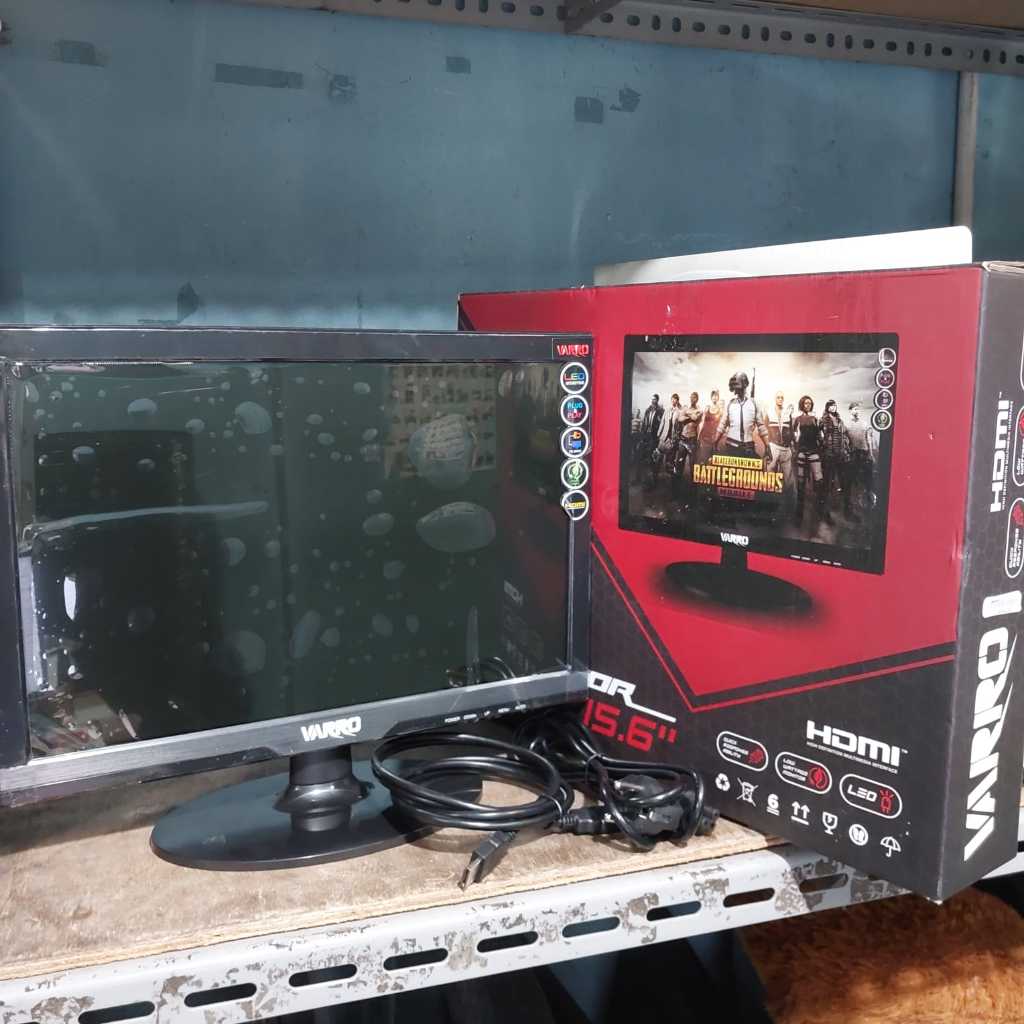 Jual led monitor 16 inch wide varro likenew murah led 15,6 inch vga ...