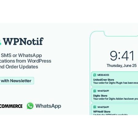 Jual WPNotif Plugin – WordPress SMS & W h a t s A p p Notifications | Shopee Indonesia