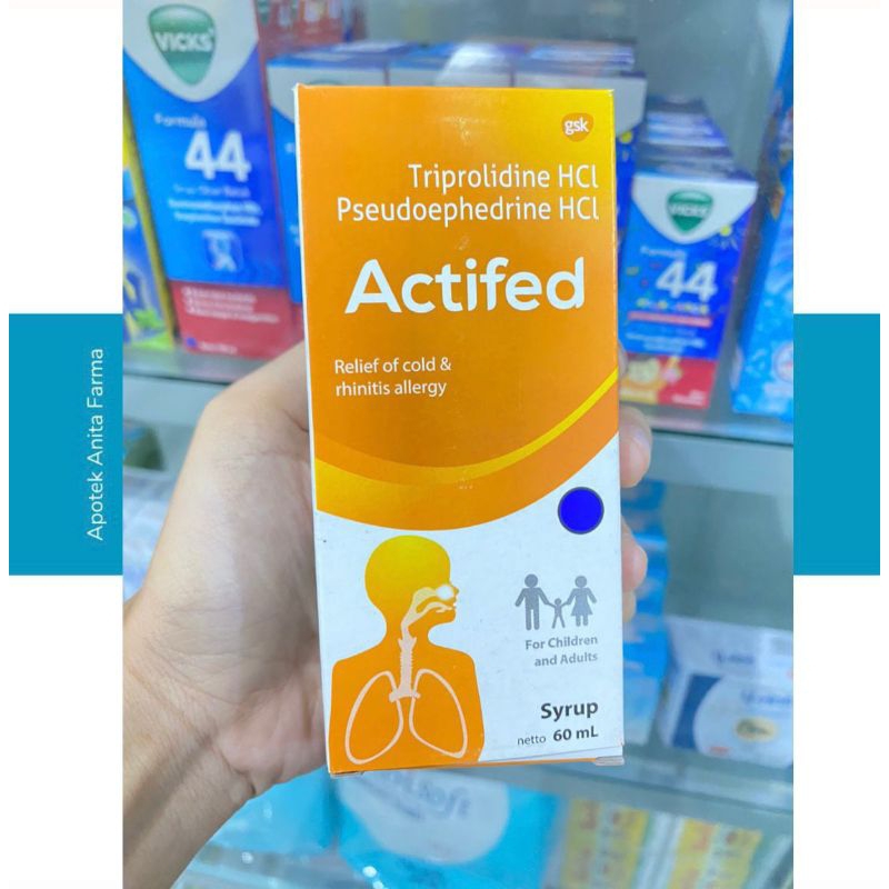Jual Actifed Sirup 60 ml (Kuning) | Shopee Indonesia