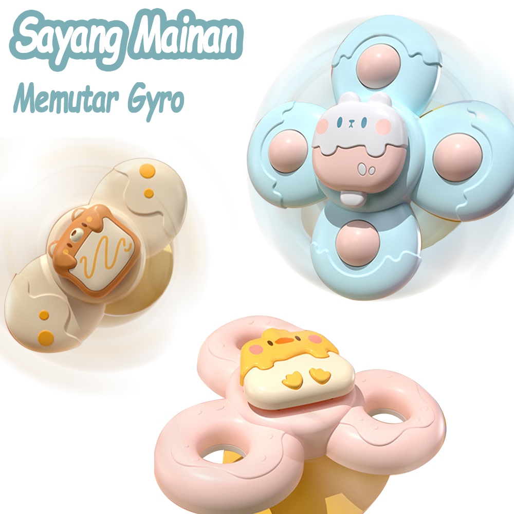 Jual Mainan Spinner 3Pcs Fidget Spinner Anak Pop it Mainan Mandi Bayi ...