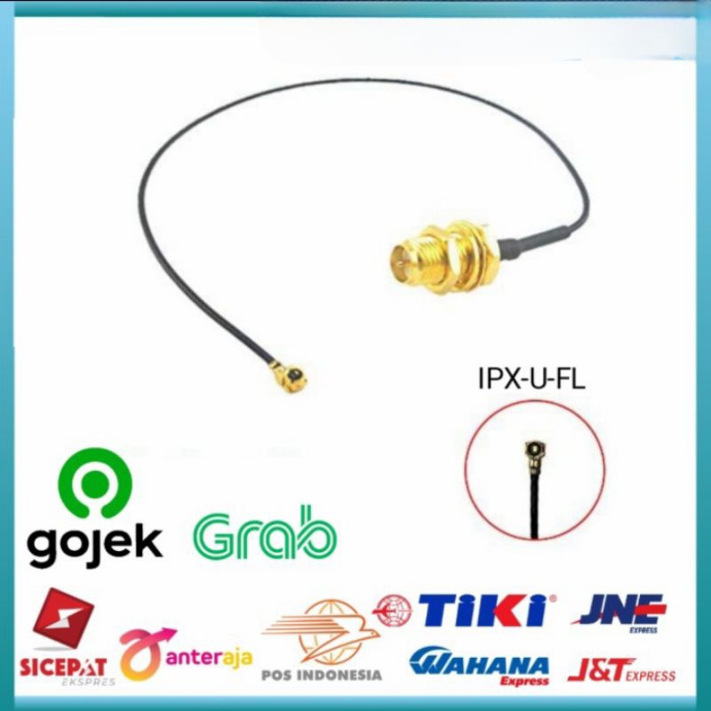 Jual Pigtail Cable SMA Female to IPX - U - FL - 30cm | Shopee Indonesia