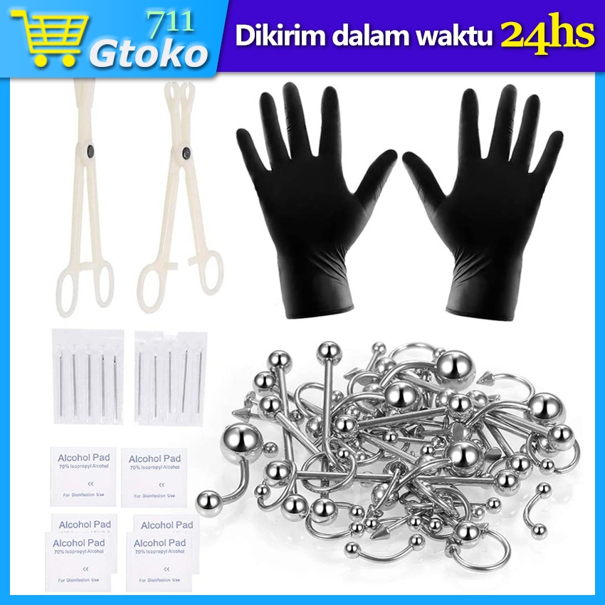 Jual Alat Piercing Lubang Anting Telinga Hidung Mulut Bibir Tindik ...