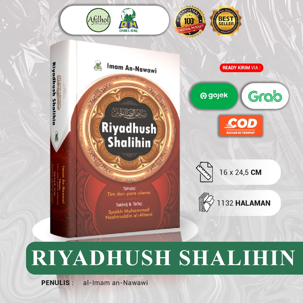 Jual Riyadhus Shalihin - Riyadhush Shalihin Imam An Nawawi - Syaikh Muhammad Nashiruddin al ...