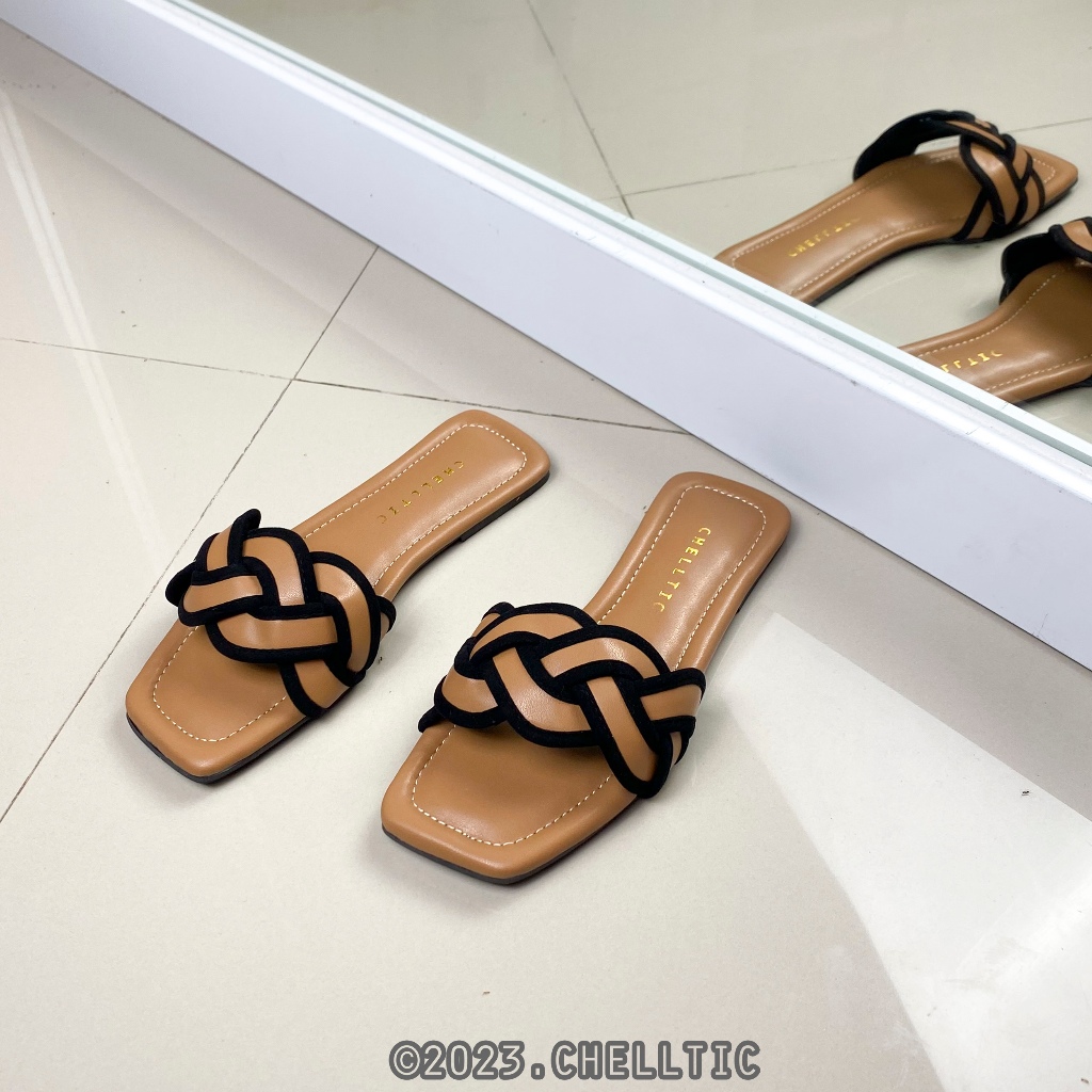 Jual CHELLTIC Sandal Teplek Wanita Kekinian Slip On Kokop | Sandal ...
