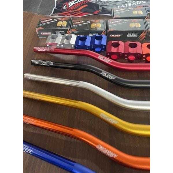Jual Stang Fatbar Scarlet Gtx Low Klx Crf Trail Grastrack 5.8mm Tebal ...