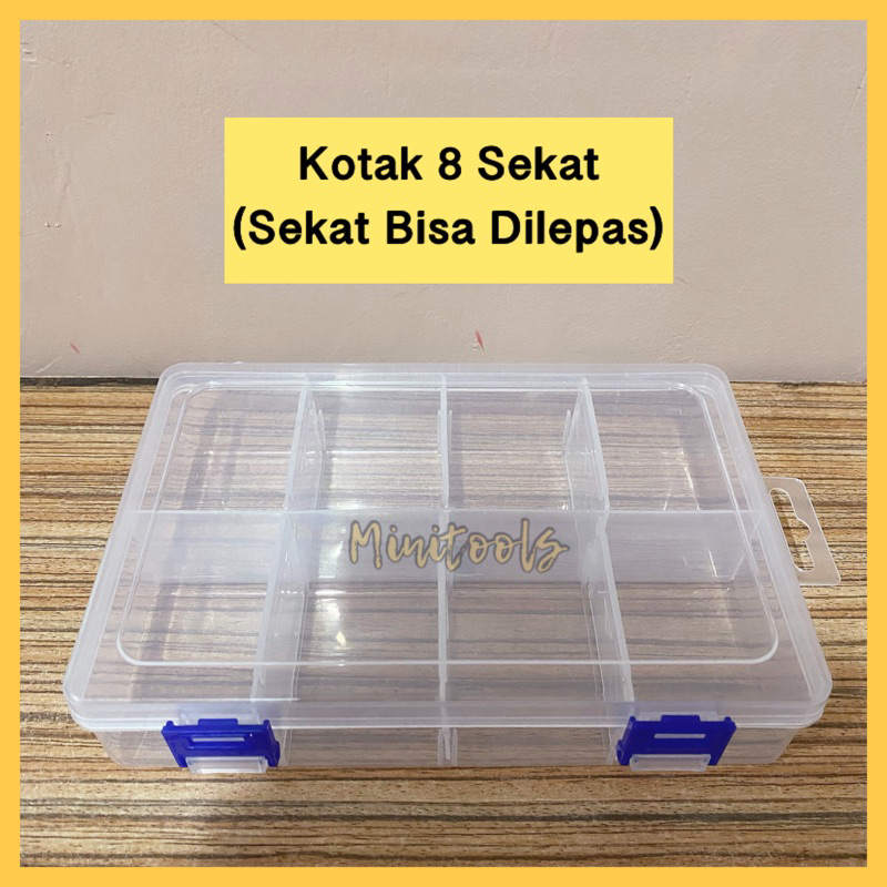 Jual SEKAT BISA DILEPAS, Kotak Penyimpanan Manik Manik Box Sekat Kecil ...
