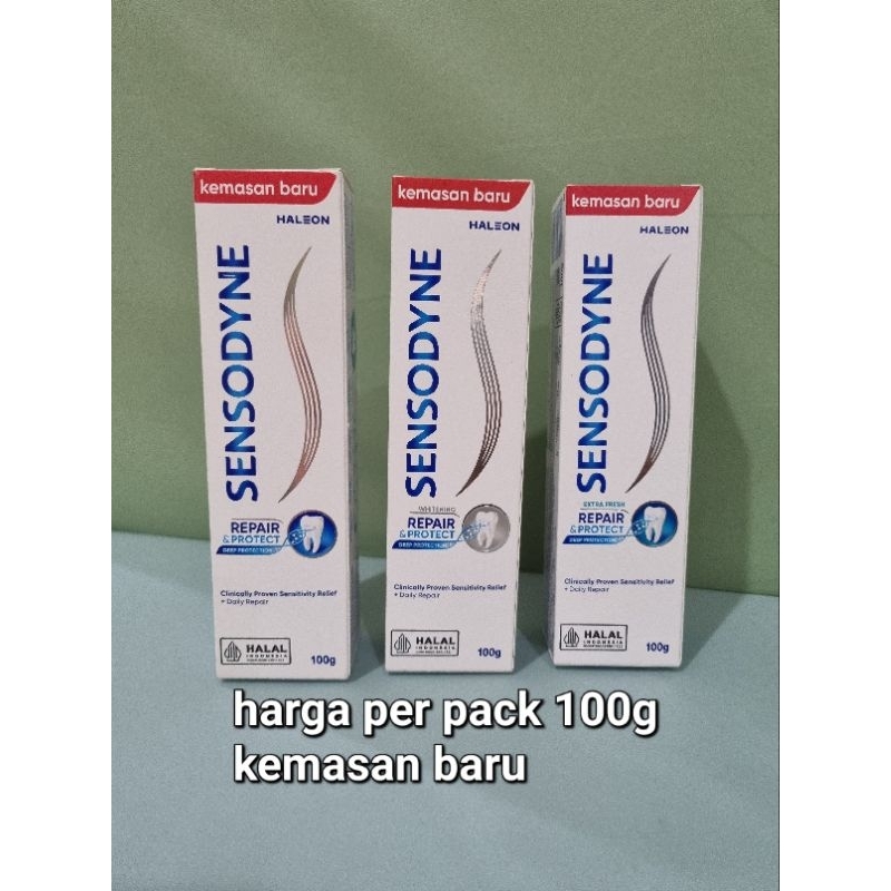 Jual SENSODYNE toothpaste pasta gigi odol sensitif REPAIR & PROTECT ...