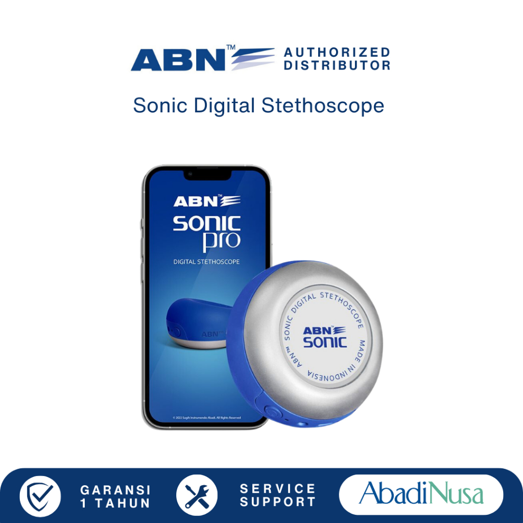 Jual ABN Stetoskop Digital Sonic Stethoscope | Shopee Indonesia