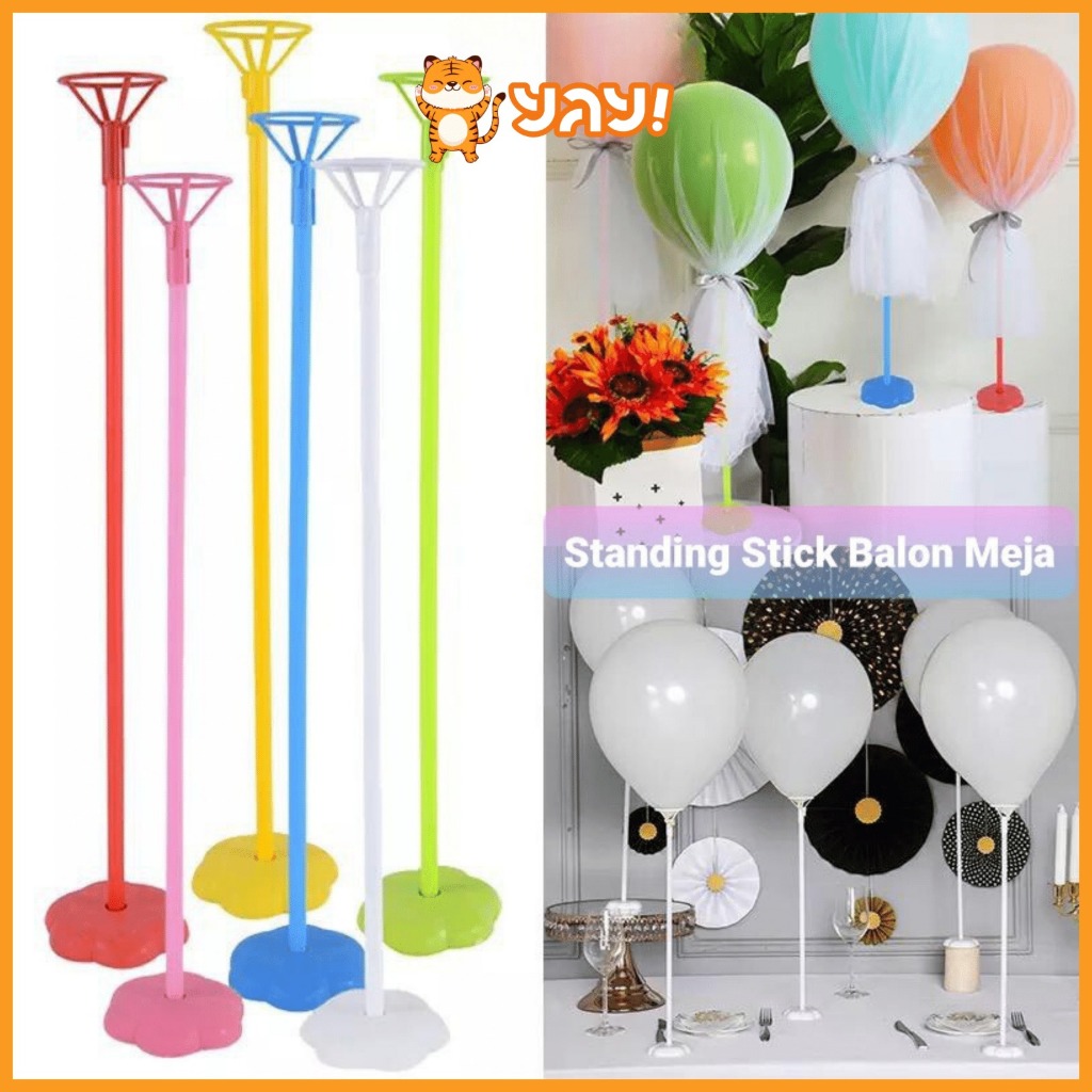 Jual YAY! Standing Stick Balon Meja/STIK BALON PVC BALON MEJA BUKET ...