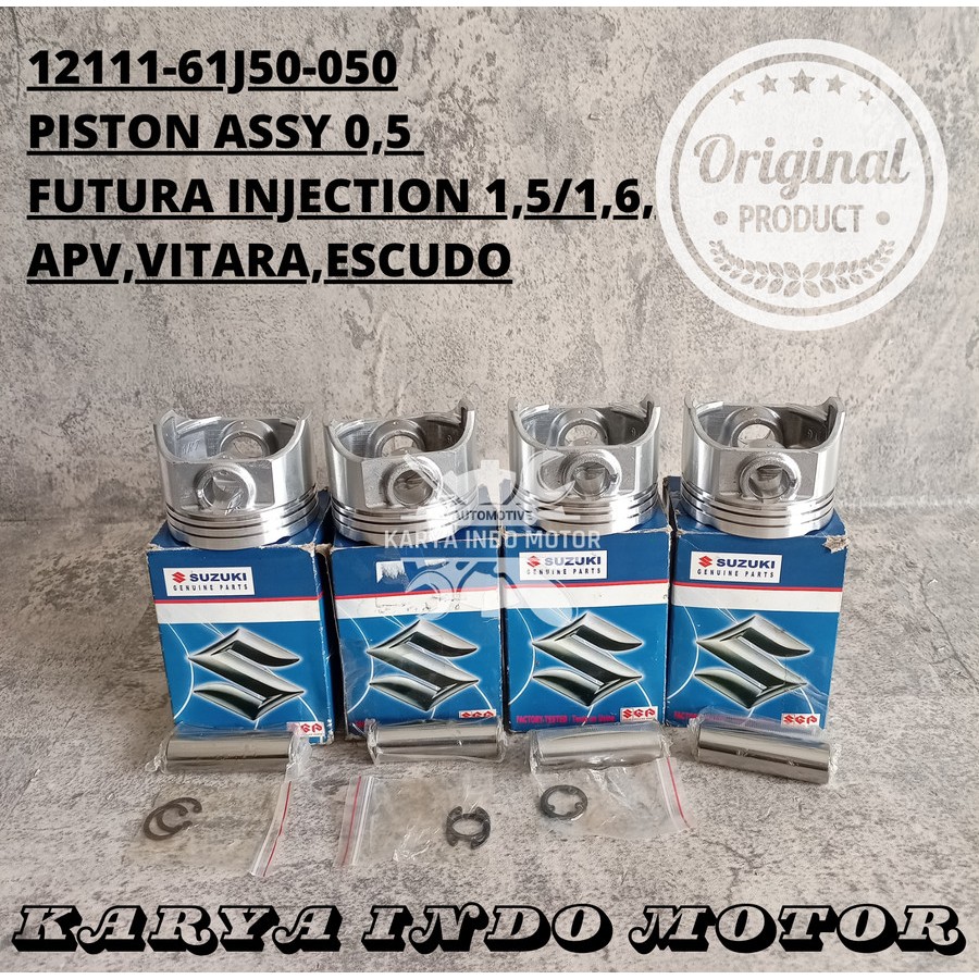 Jual PISTON ASSY APV / FUTURA INJECTION UKURAN STD-050 12111-61J50-050 ...