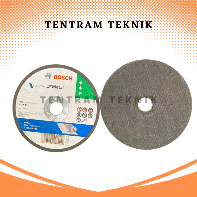 Jual Batu Potong Besi 4" x 1,2 mm Bosch (5 pcs) Cutting Disc Metal (343) Standard / Mata Batu ...