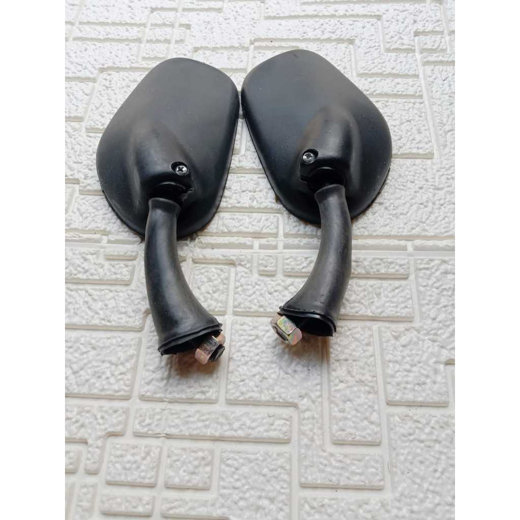 Jual Kaca Spion Motor Hitam Standart Model Kaze Besar Honda beat vario ...