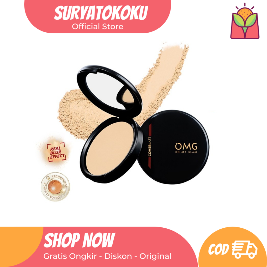 Jual OMG Oh My Glam Coverlast Two Way Cake 12g - Bedak Padat | Shopee ...