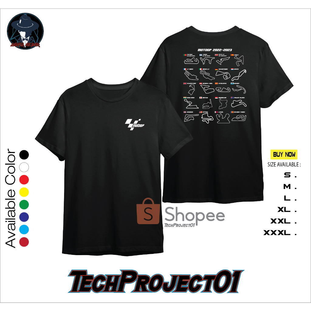 Jual Tshirt Kaos MotoGP Sirkuit Musim 2023 Sirkuit Balap Best Quality ...