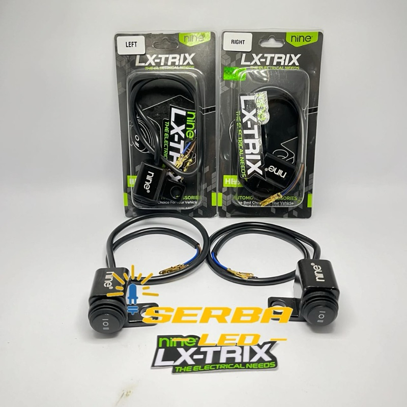 Jual NINE LX TRIX SWITCH HB8 SAKLAR ON OFF LAMPU D SPION MOTOR 3 FUNGSI ...