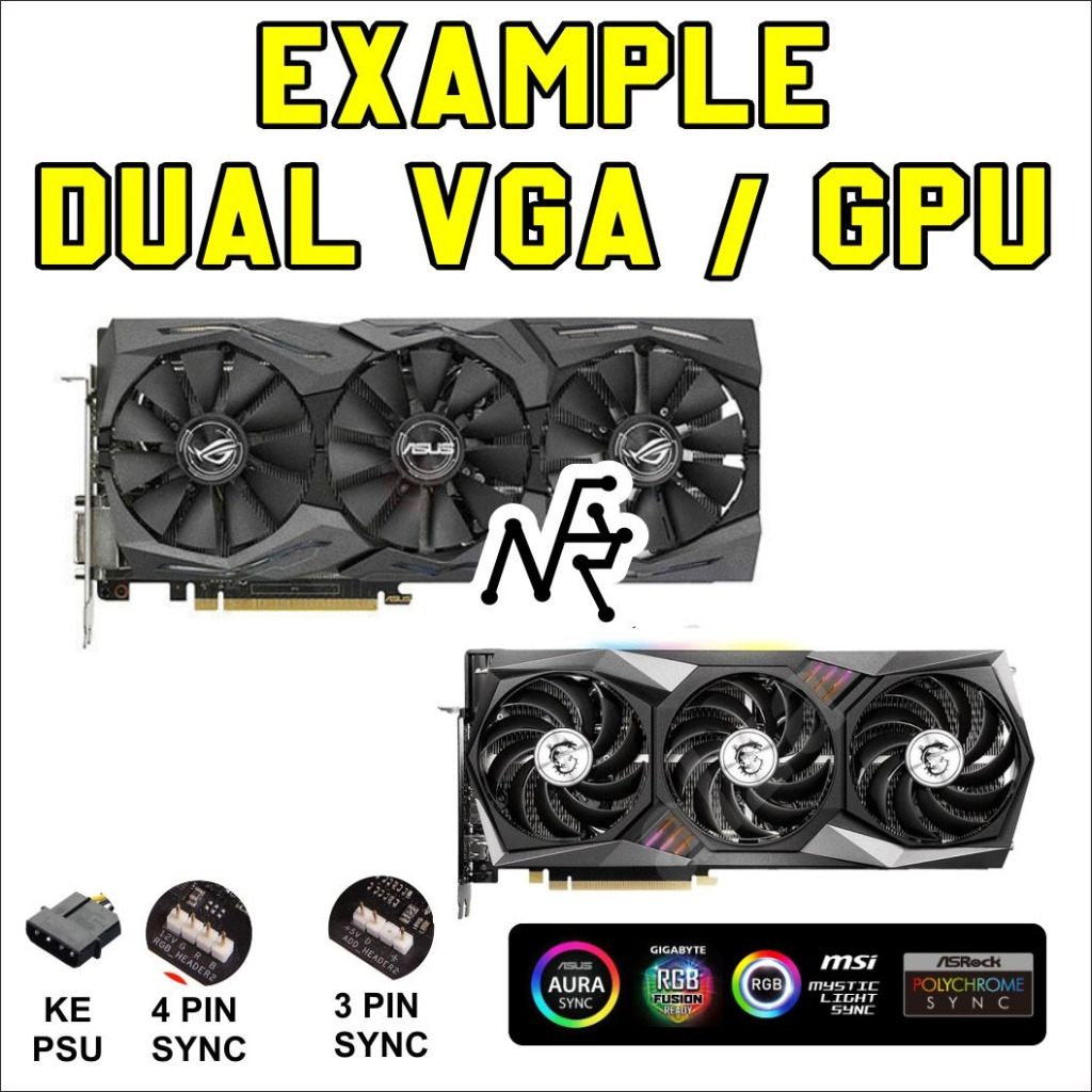 Jual Backplate vga cover custom logo custom desain tuf gaming edition ...