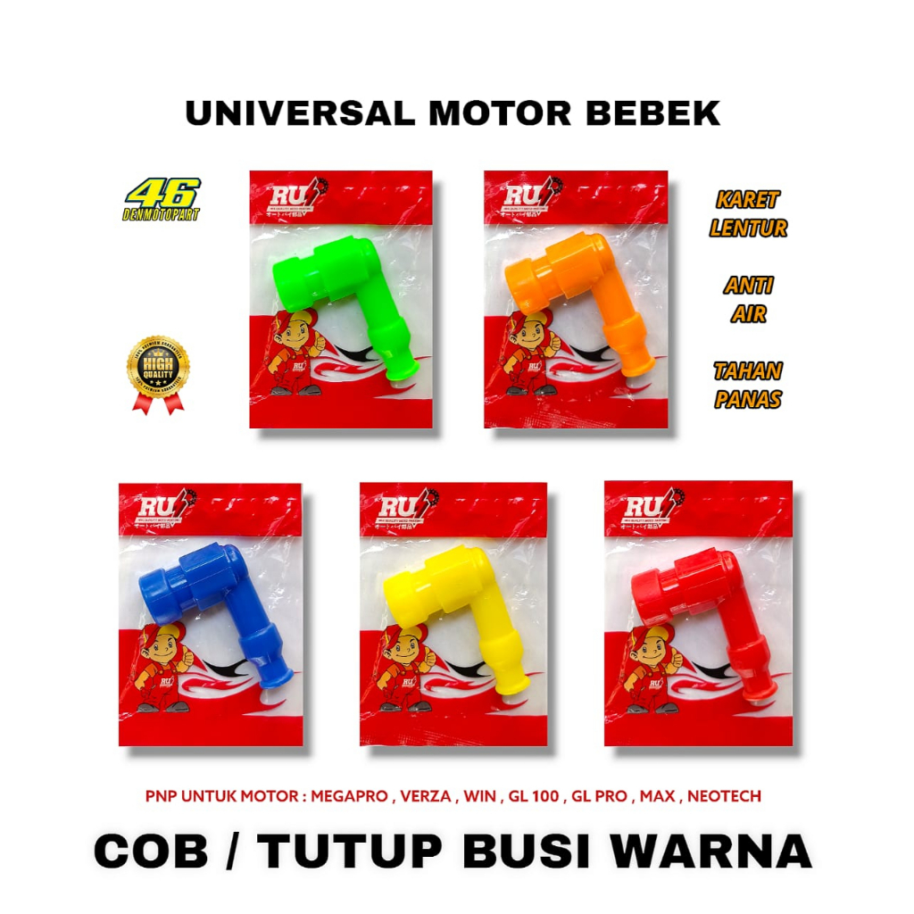 Jual TUTUP COB COP CANGKLONG BUSI WARNA ANTI AIR / KARET LENTUR / TAHAN ...
